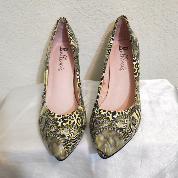 Bellini | Shoes | Bellini Mixed Animal Print Heels | Poshmark